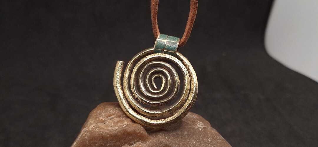 Ancient Celtic Artifact, Spiral Amulet of the Celts, Bronze Amulet of ...