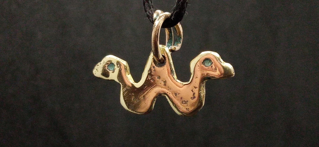 Rare Double-headed Serpent Amulet, Unique Early Medieval Bronze ...