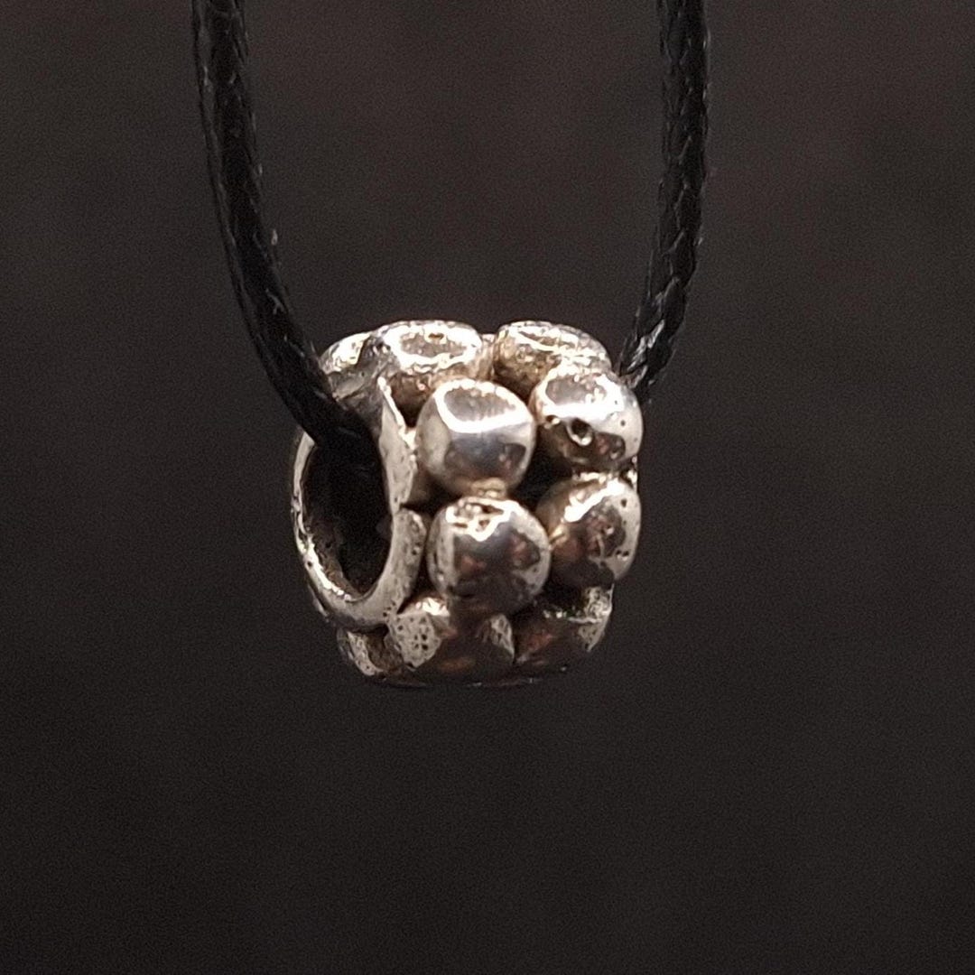 Viking Age Small Silver Bead, Medieval Ornament - Etsy