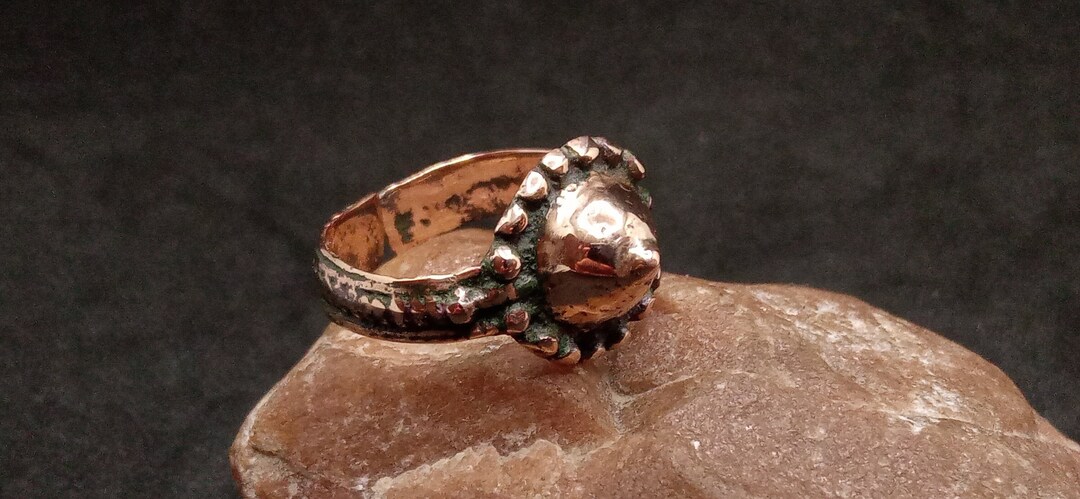 Rare Viking Age Ring With Spikes and Ornaments, Original Vikings Bronze ...