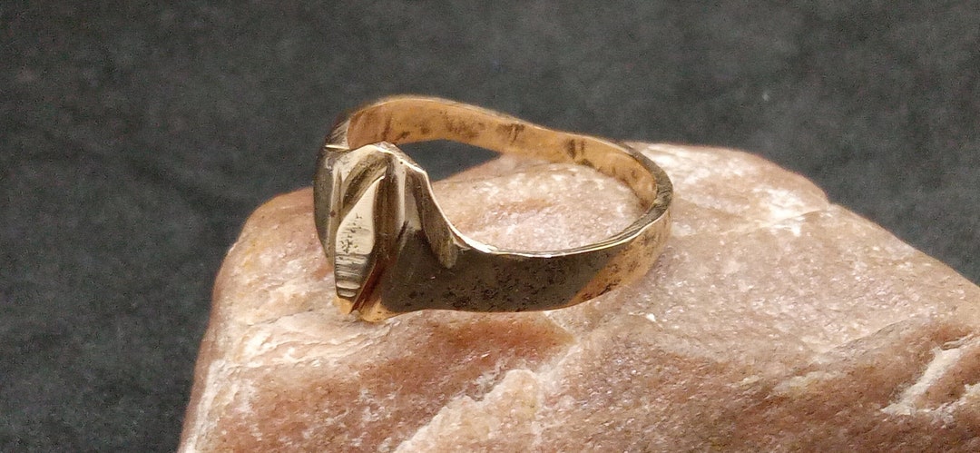 Ring From the Trenches of the World War, Soldier Brass Ring, Military ...