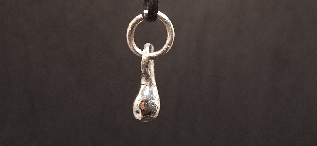 Ancient Roman Silver Pendant, Silver Drop, Plating From the Jewelry ...