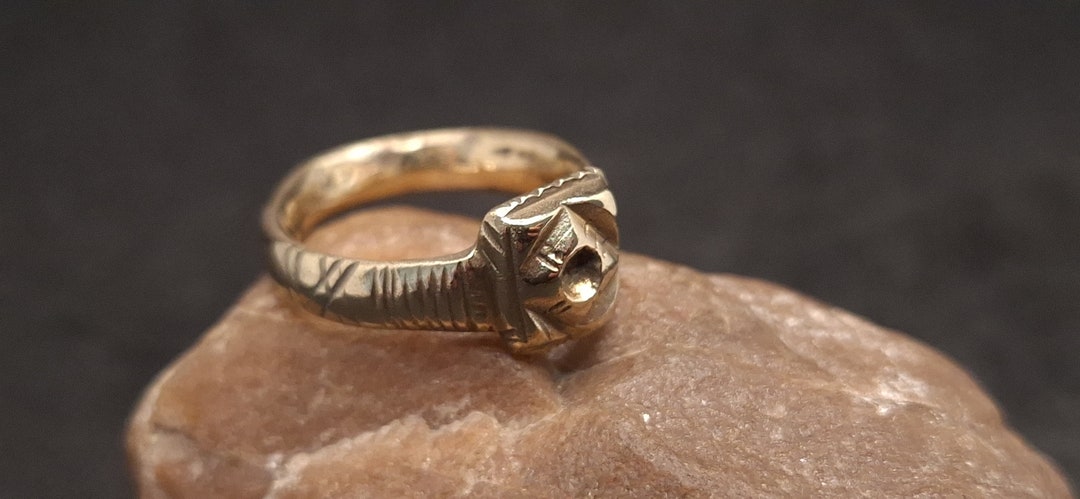 Rare Ancient Roman Empire Ring, Original 2nd-4th Century Bronze Ring ...