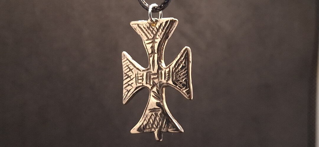 Rare Medieval Bronze Cross With Ornaments, Ancient Templars Cross ...