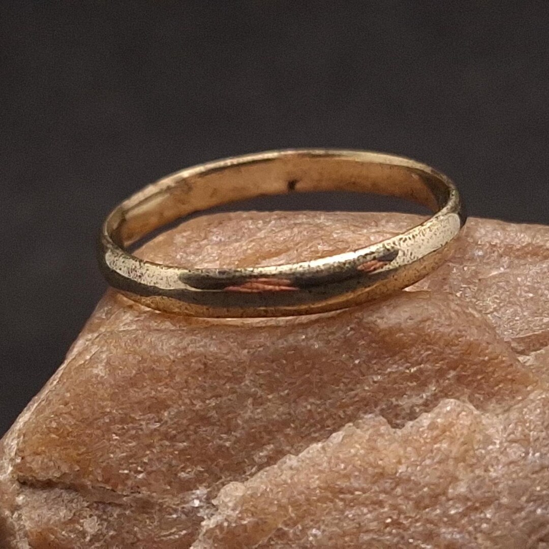 Beautiful Small Medieval Bronze Wedding Ring Made of Dark Bronze ...