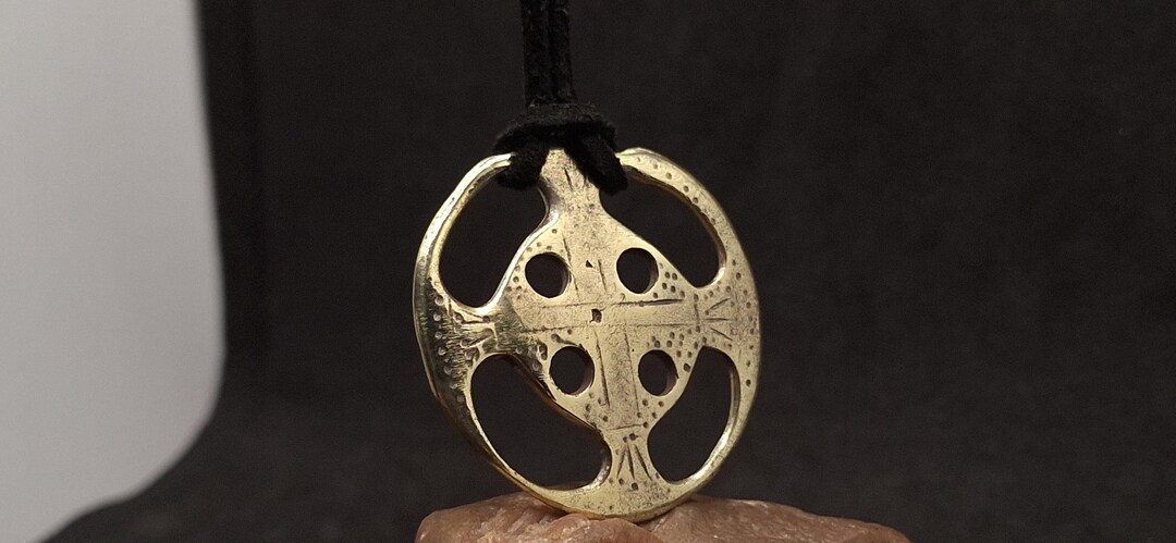 Ancient Mascot With Solar Symbols of Viking Age, Original Medieval ...