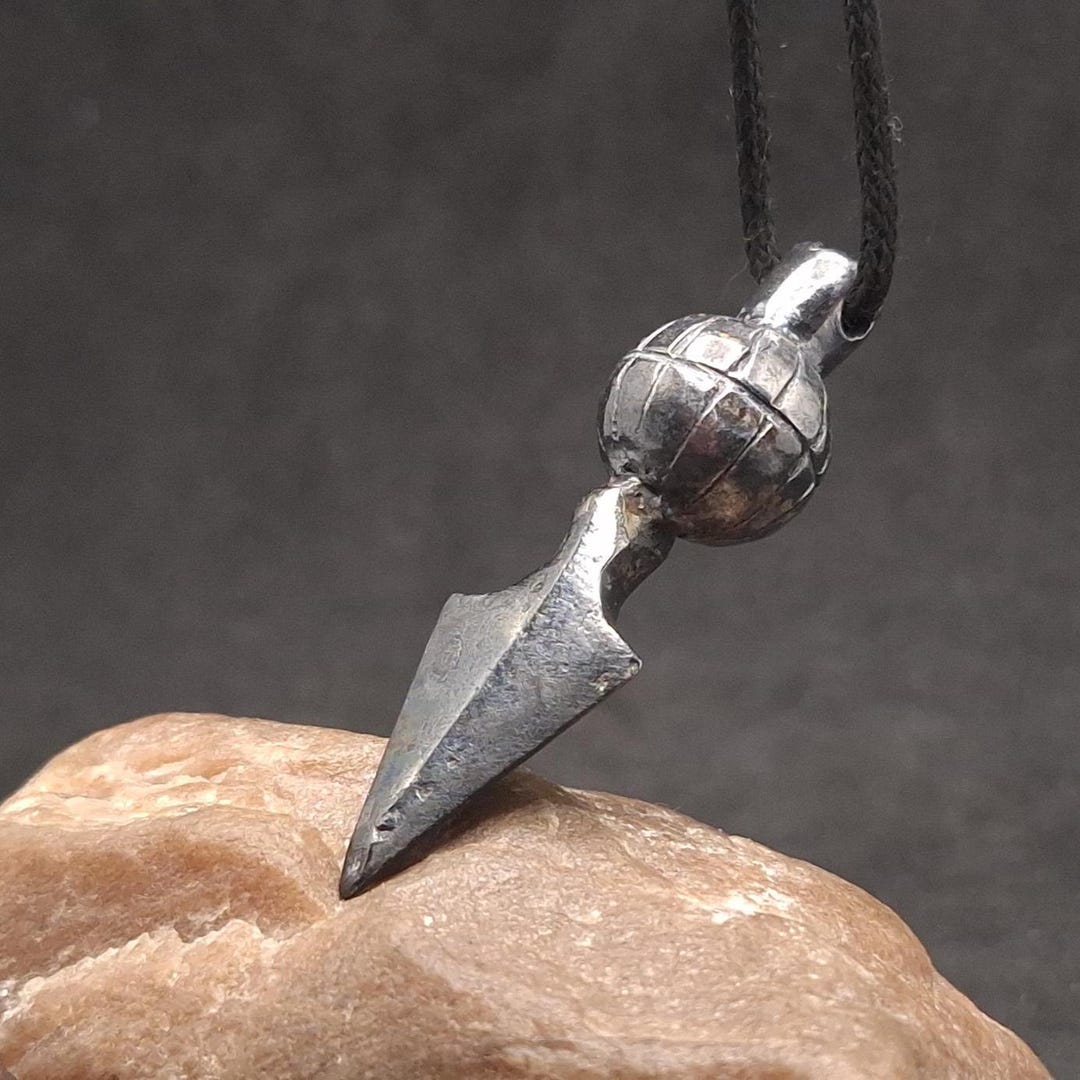 Unique Pendulum Pendant Made From an Original Viking Age Iron Arrowhead ...
