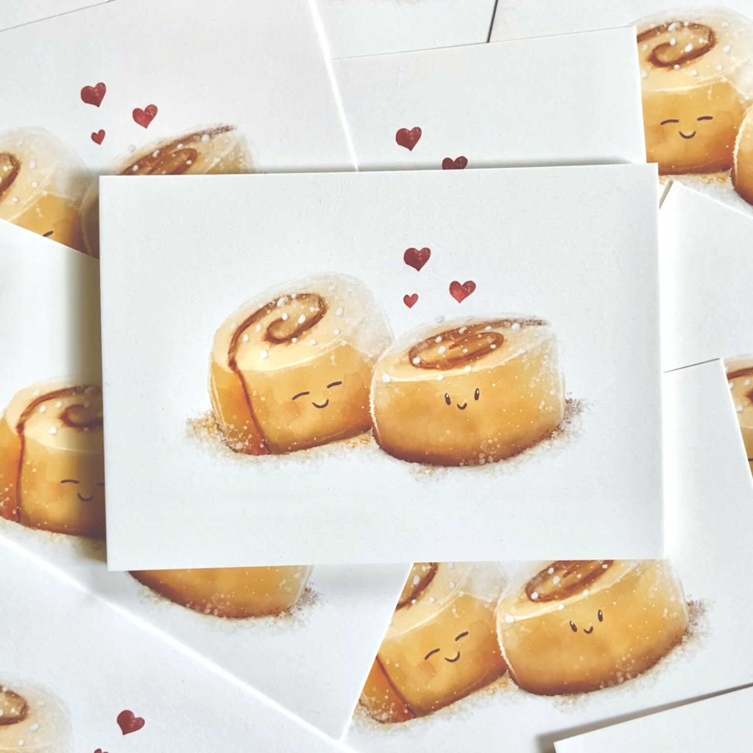 Postcard Cinnamon Rolls, DIN A6 Format, Greeting Card, Without Envelope ...