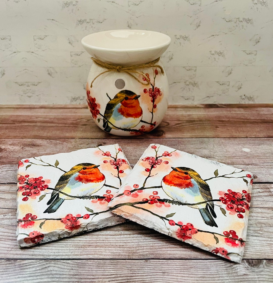 Robin Wax Burner, Robin Wax Warmer, Robin Coasters, Robin Oil Burner ...