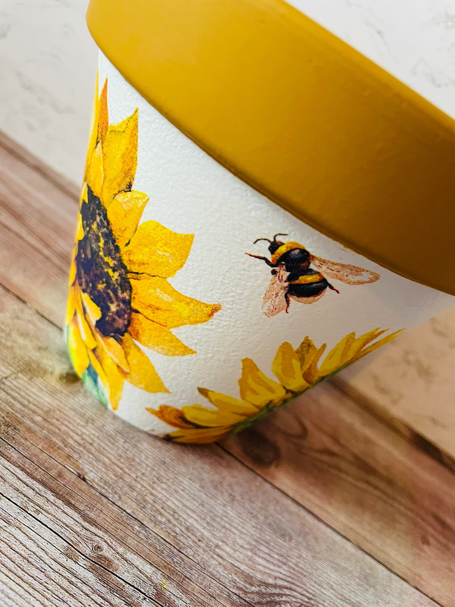Sunflower Flower Pot, Sunflower Plant Pot, Sunflower Coasters ...