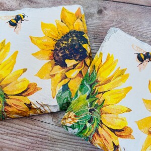 Sunflower Flower Pot, Sunflower Plant Pot, Sunflower Coasters ...