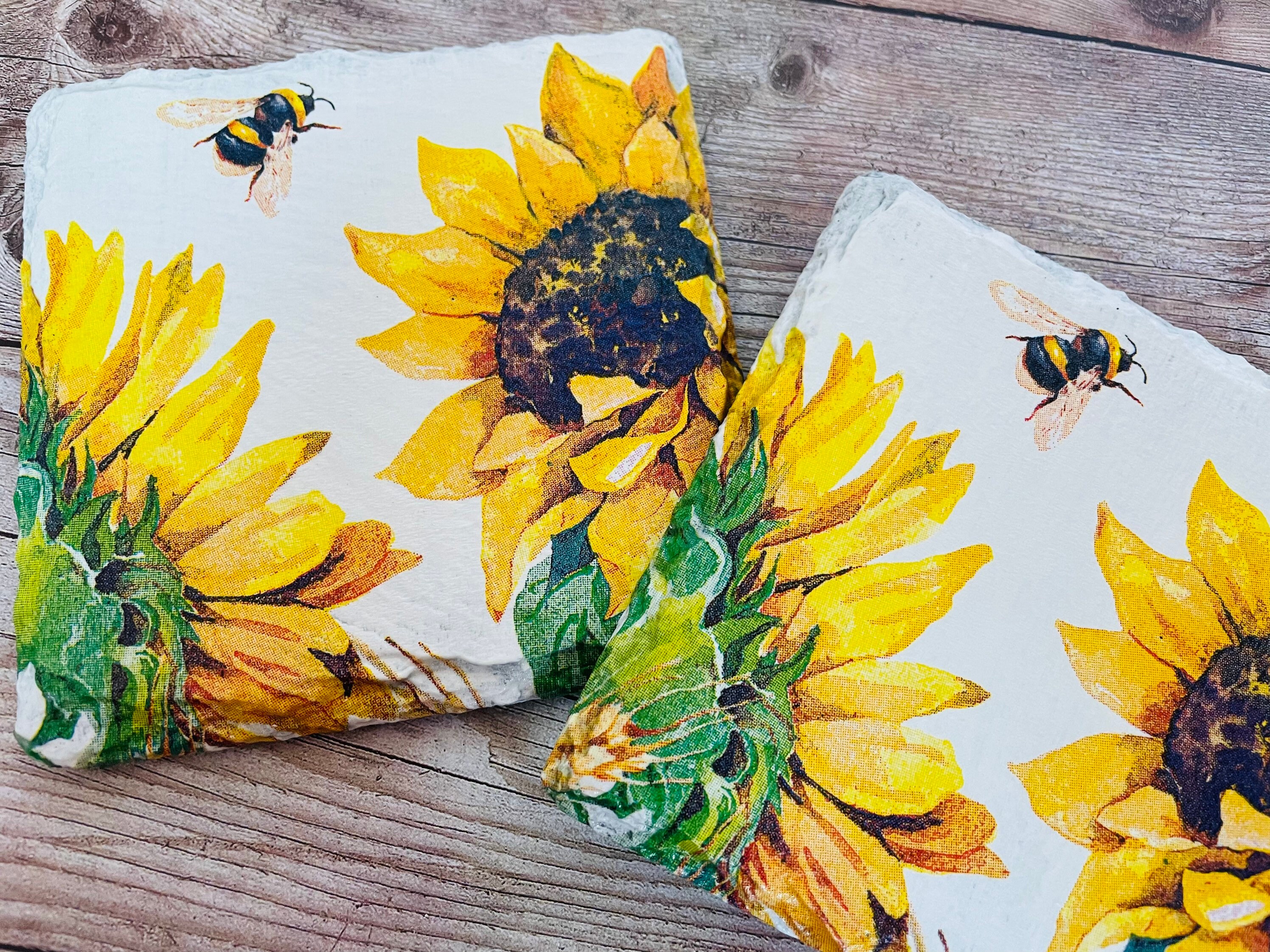 Sunflower Flower Pot, Sunflower Plant Pot, Sunflower Coasters ...
