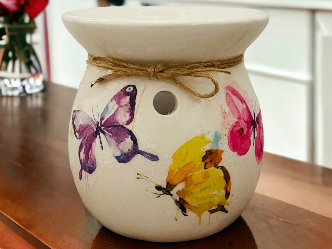Butterfly Wax Melt Burner, Butterfly Wax Melt Warmer, Butterfly Oil ...
