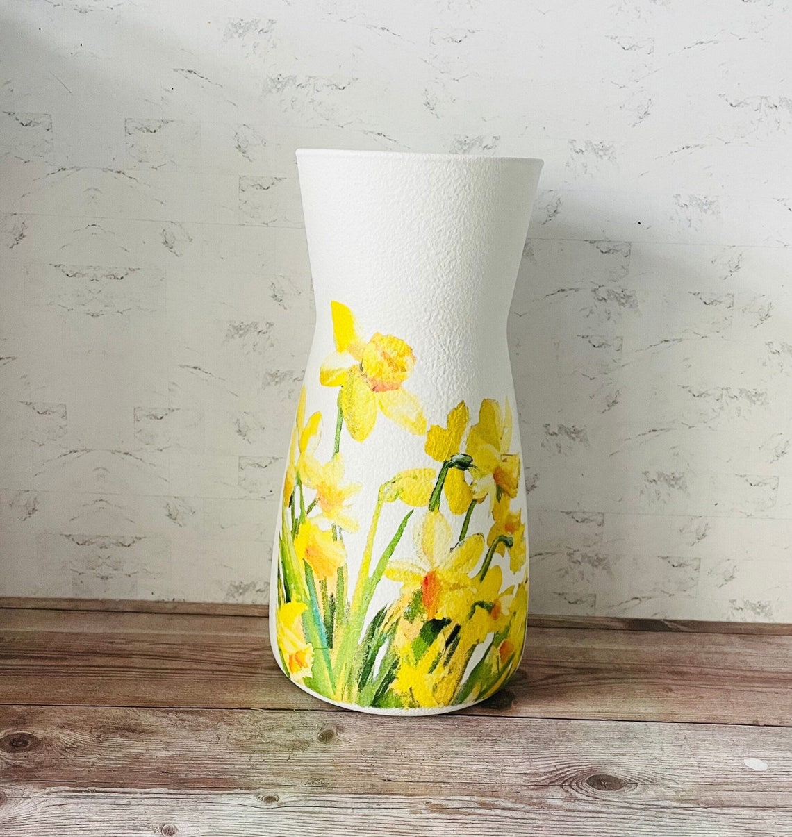 Pretty Daffodil Vase Daffodil Flower Vase Mothers Day Vase - Etsy UK