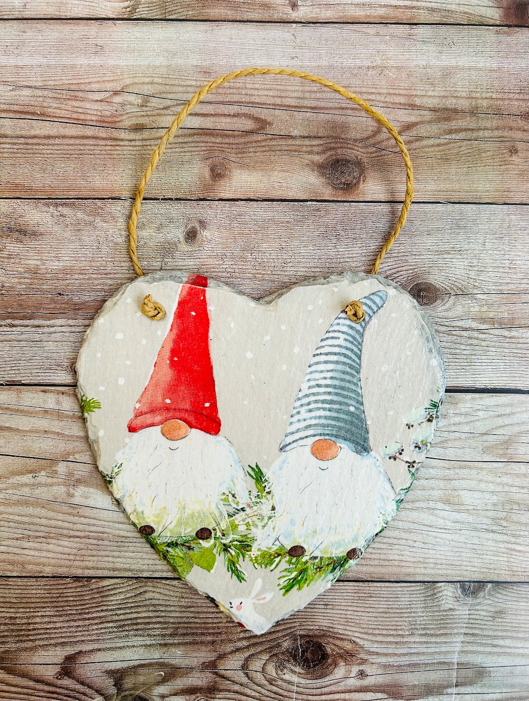 Gonk Hanging Heart Gonk Decoration Christmas Gonk Gonk - Etsy