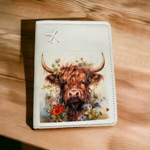 Highland Cow Passport Cover, Highland Cow Passport Holder, Highland Cow ...