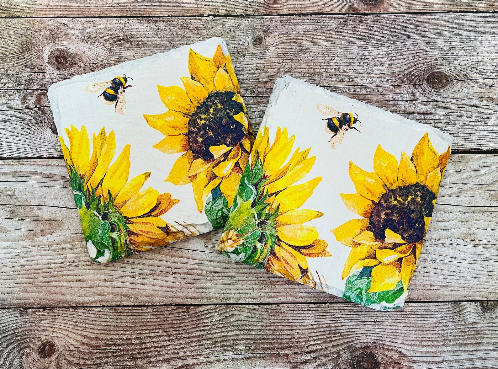 Sunflower Flower Pot, Sunflower Plant Pot, Sunflower Coasters ...