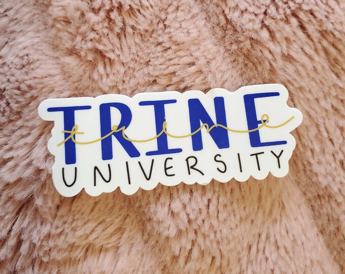 Trine University White Background Vinyl Sticker - Etsy