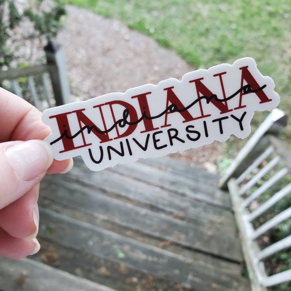 Indiana University Decal - Etsy