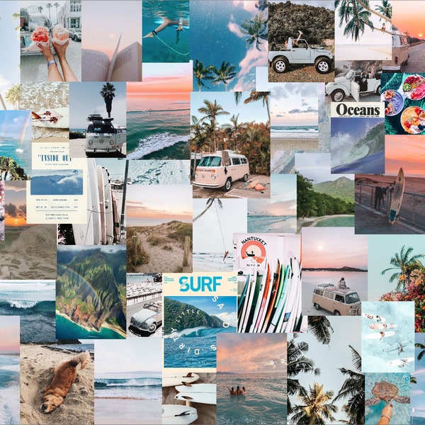 Beach Photo Collage - Etsy