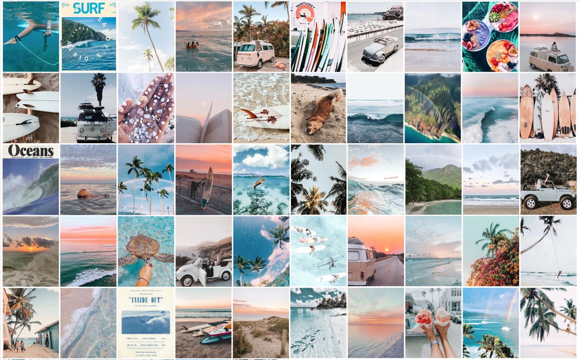 Beach Photo Collage Kit-50 Pc - Etsy Canada