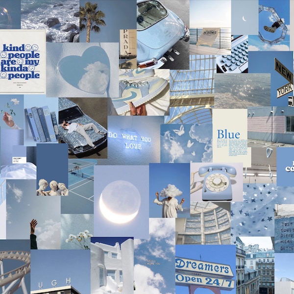 Collage Kit Blue - Etsy