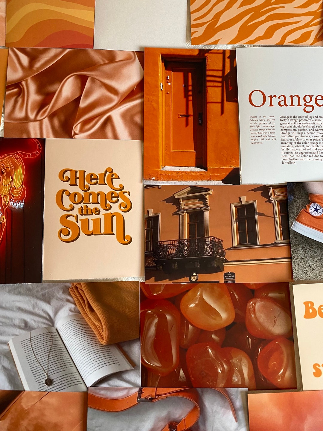 Orange Photo Collage Kit-50 Pc - Etsy