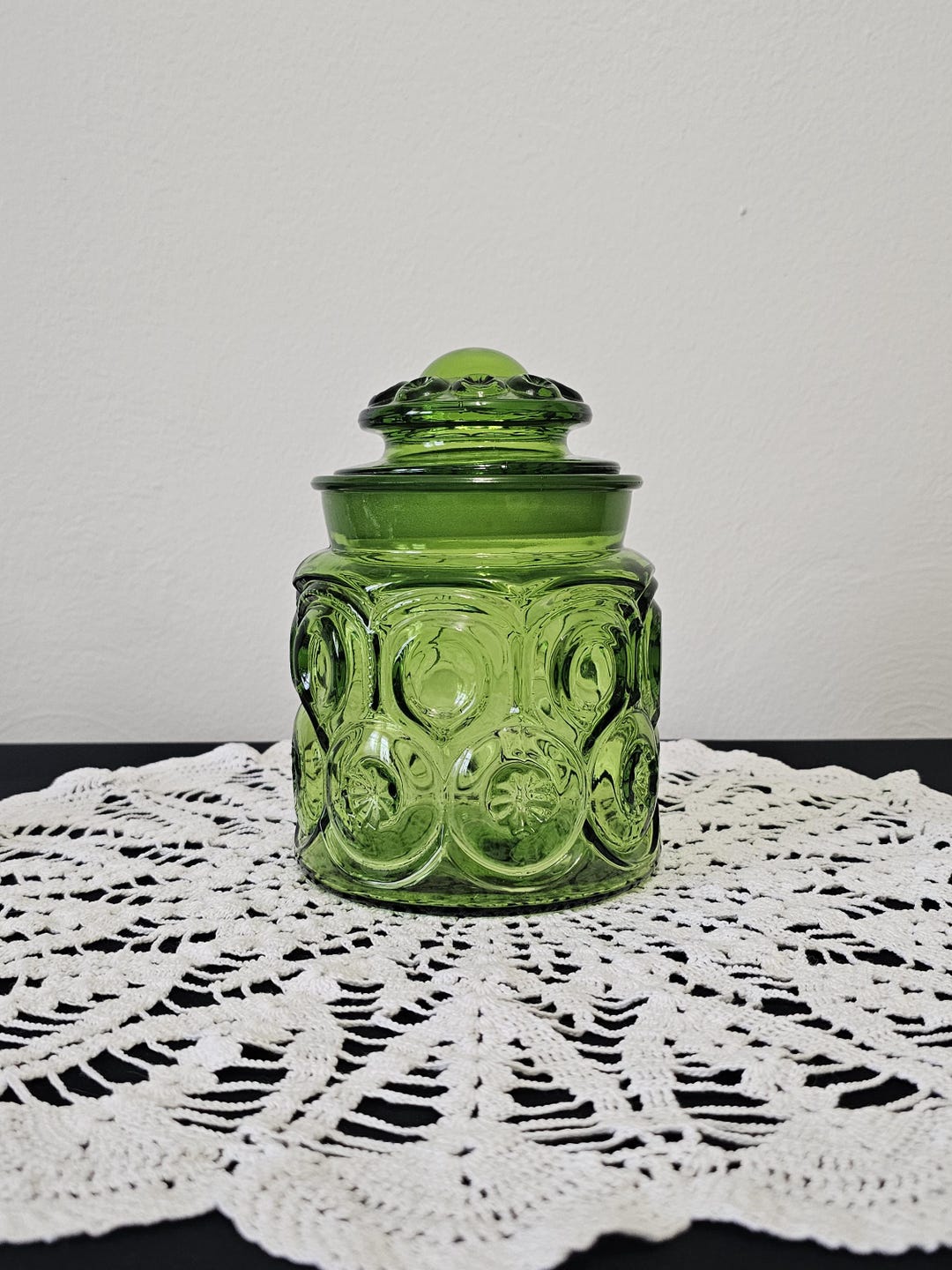 LE Smith Moon and Star Medium Canister 7" | Lidded Jar | Lidded Storage ...