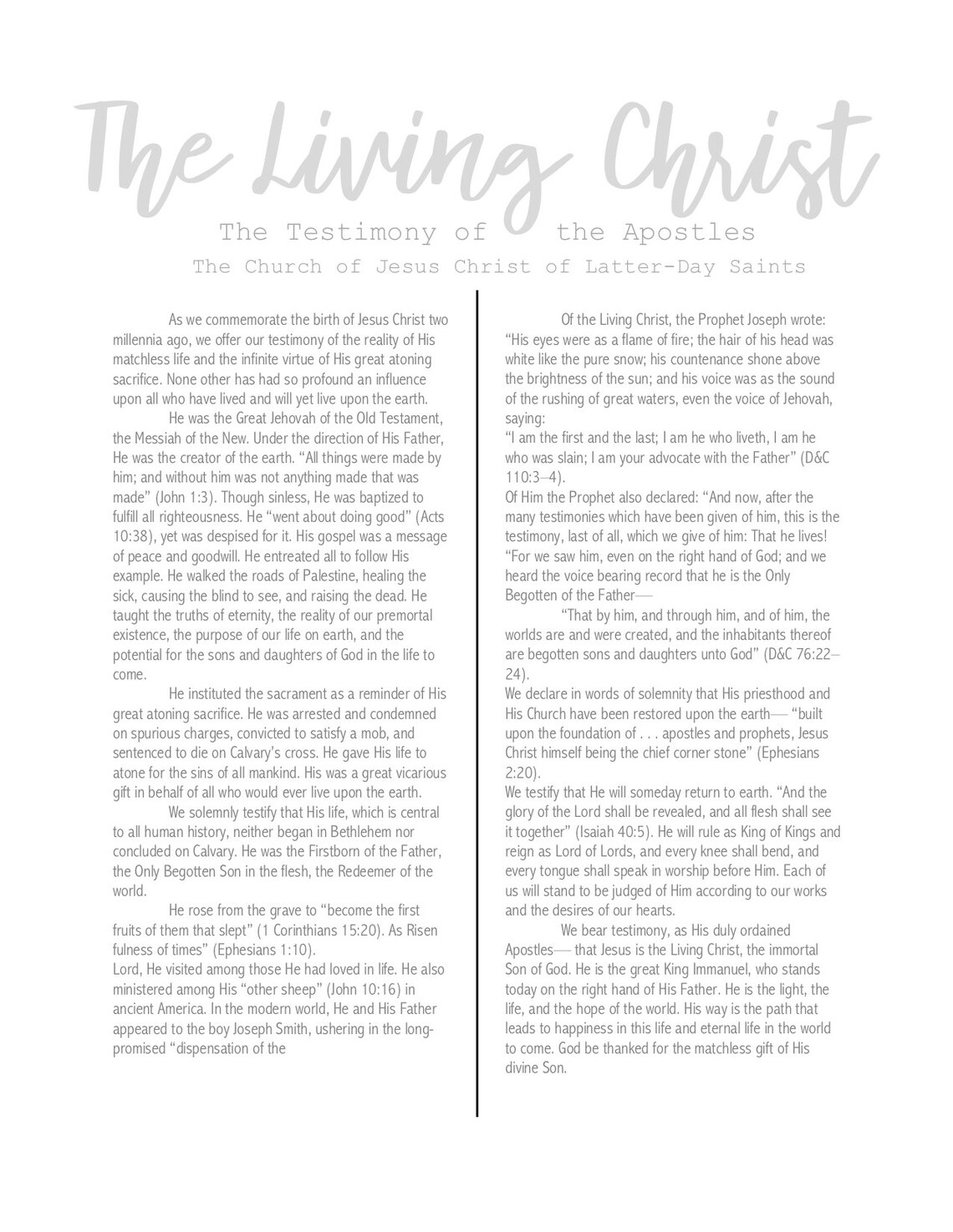 The Living Christ - Etsy