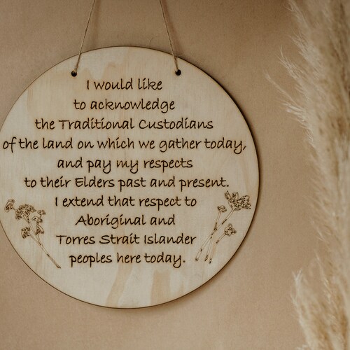Acknowledgement of Country Classroom Resource Customise - Etsy Australia