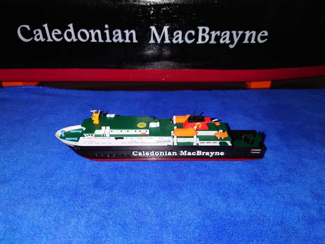 MV Clansman 3d Printed Calmac Model Ferry 1:500 Scale Ship/boat ...