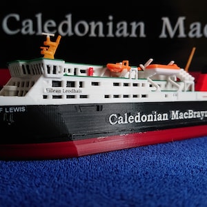 MV Isle of Lewis 3d Printed Calmac Model Ferry 1:500 Scale Ship/boat ...
