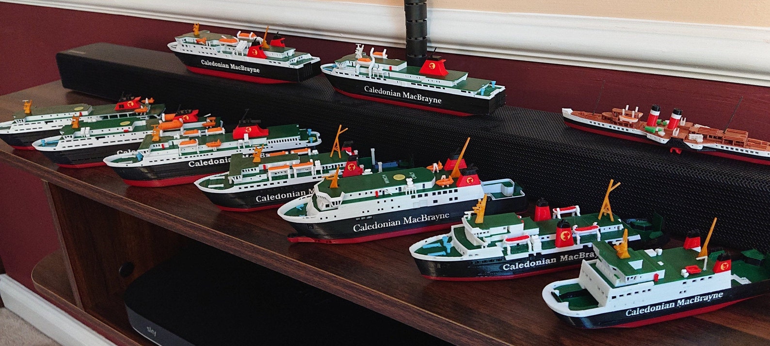 MV Clansman 3d Printed Calmac Model Ferry 1:500 scale | Etsy