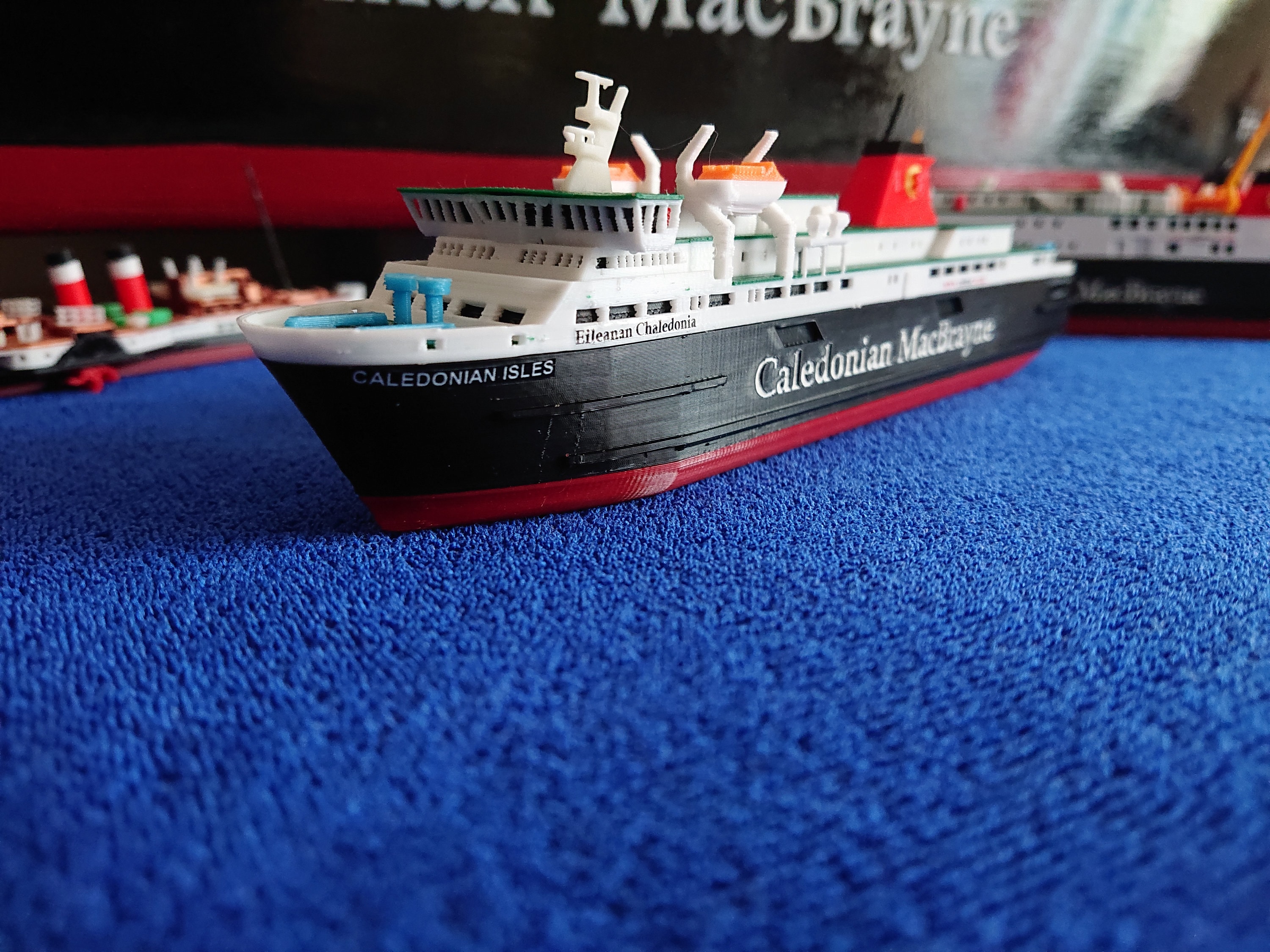 MV Caledonian Isles 3d Printed Calmac Caledonian Macbrayne Model Ferry ...