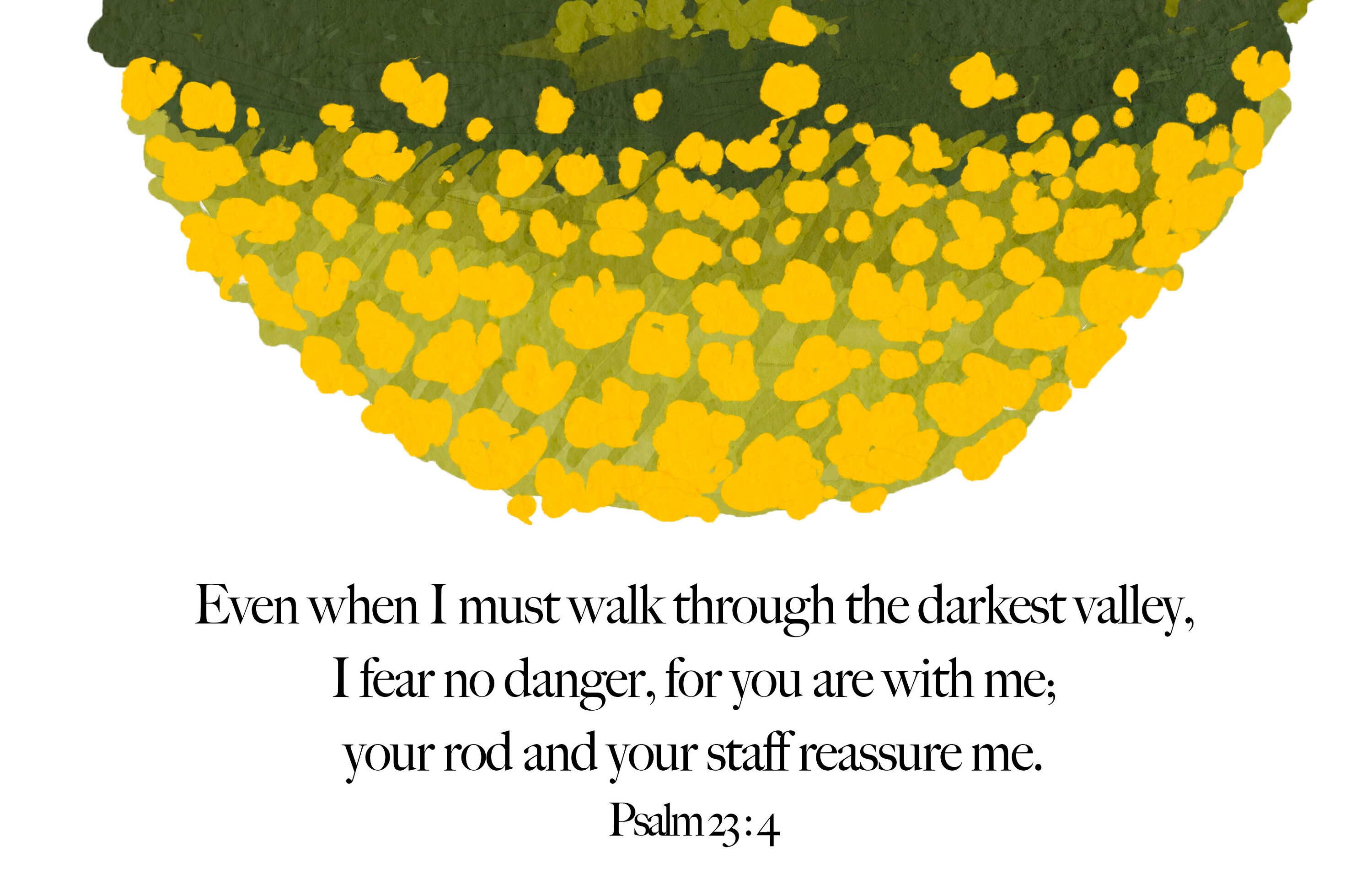 Spring Landscape Bible Verse Printable Wall Art / Poster / - Etsy