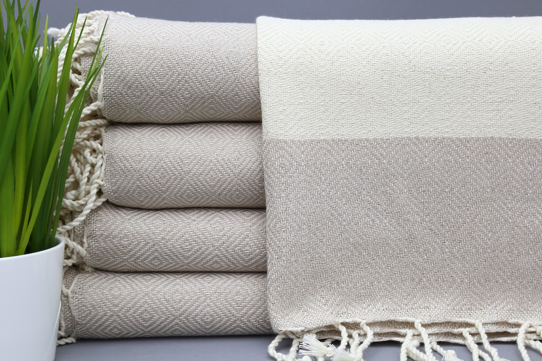 Serviette à main turque-Beige Serviette à main-Serviette en vrac ...