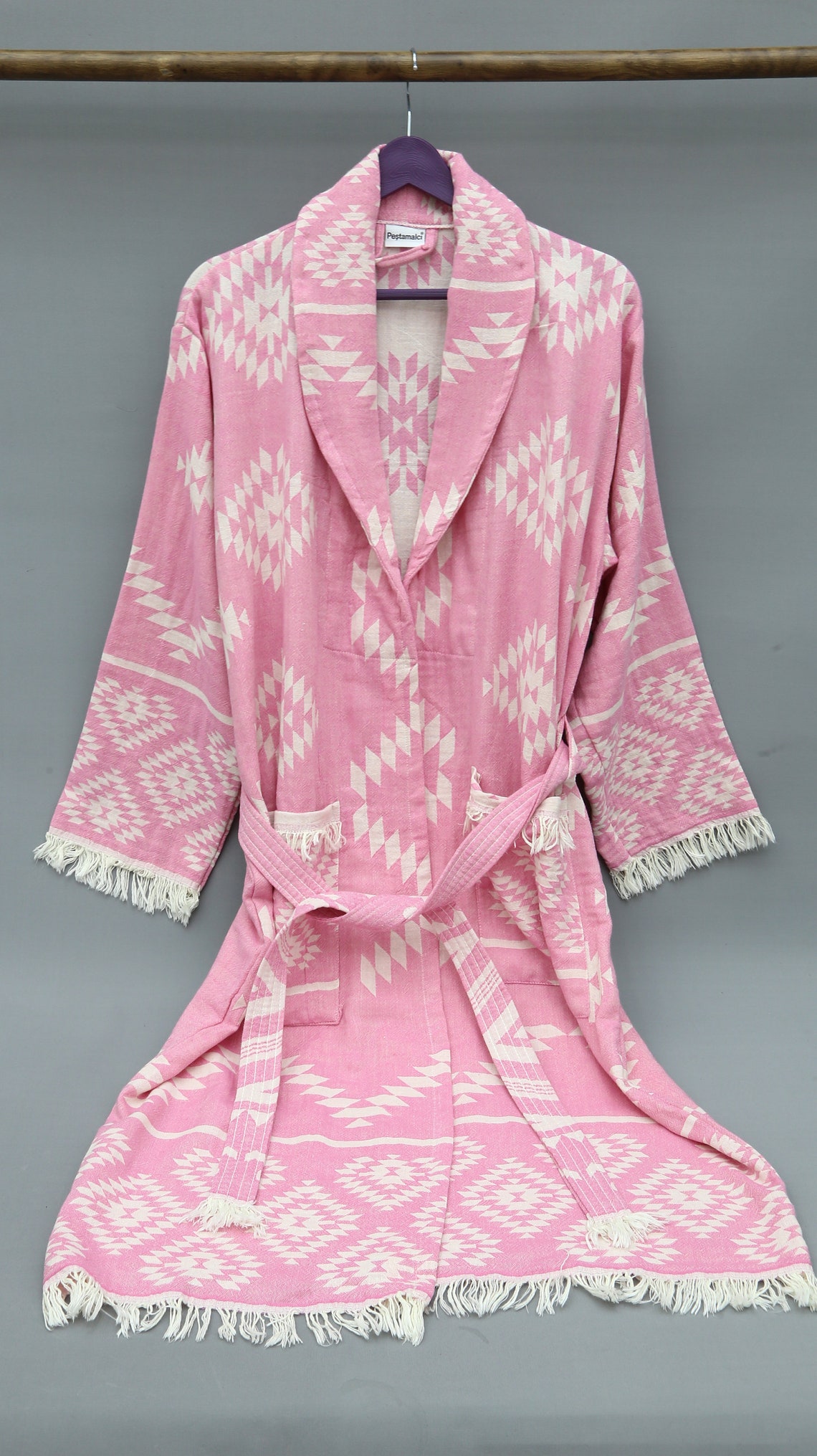 Ethnic Robe Aztec Design Robe Beach Kimono Soft Bathrobe - Etsy