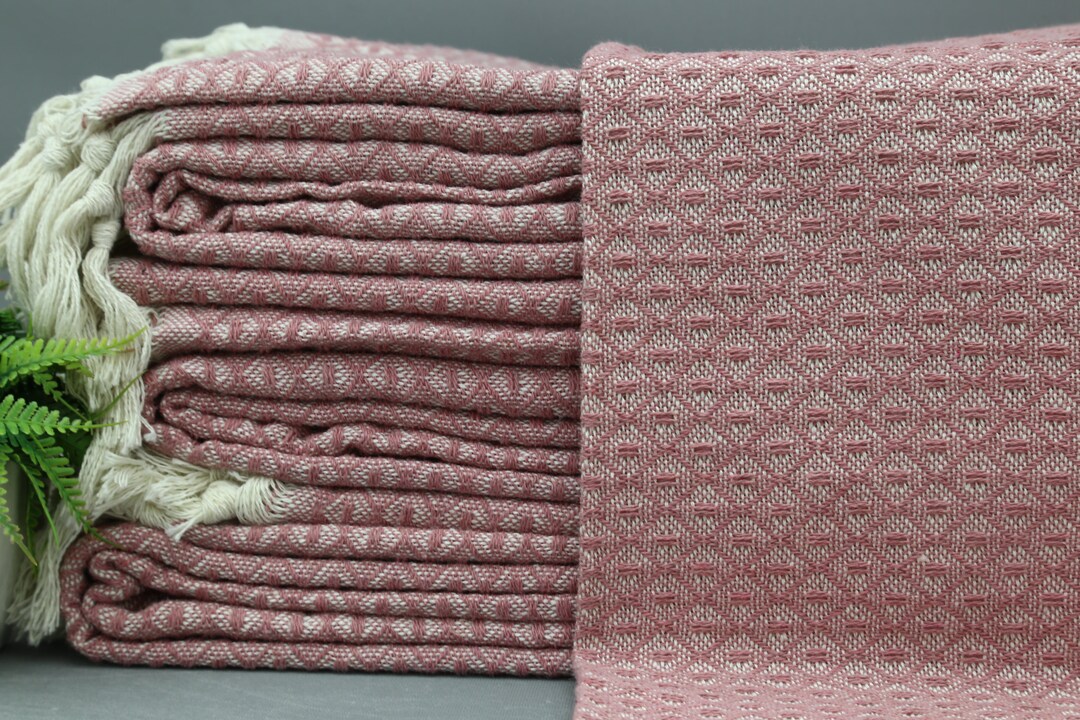 Wedding Gift-turkish Blanket-rose Blanket-turkish Throw-turkish Bed ...