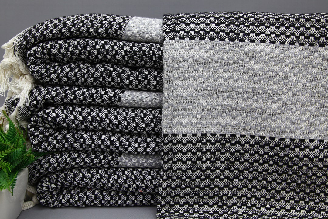 Turkish Blanket-black Bed Cover-bulk Bed Cover-79''x91''-wholesale ...
