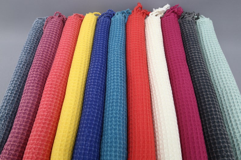 Waffle Beach Peshtemal,turkish Towel,turkish Peshtemal,stonewashed ...