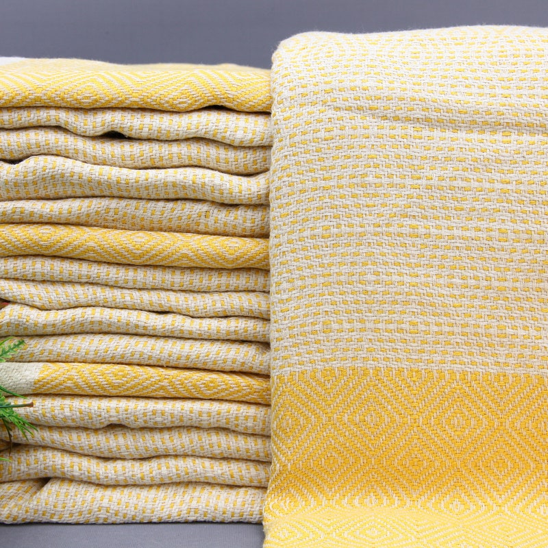 Yellow Blanket - Etsy