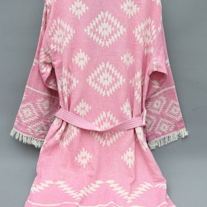 Ethnic Robe, Aztec Design Robe, Beach Kimono, Soft Bathrobe, Girls Trip ...