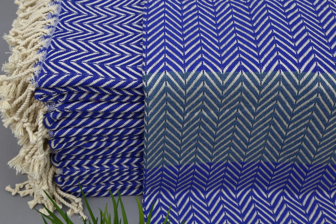 Türkisches Handtuch-Beach Tolwe-Badetuch-Bulk Handtuch-Sax Blau Und ...