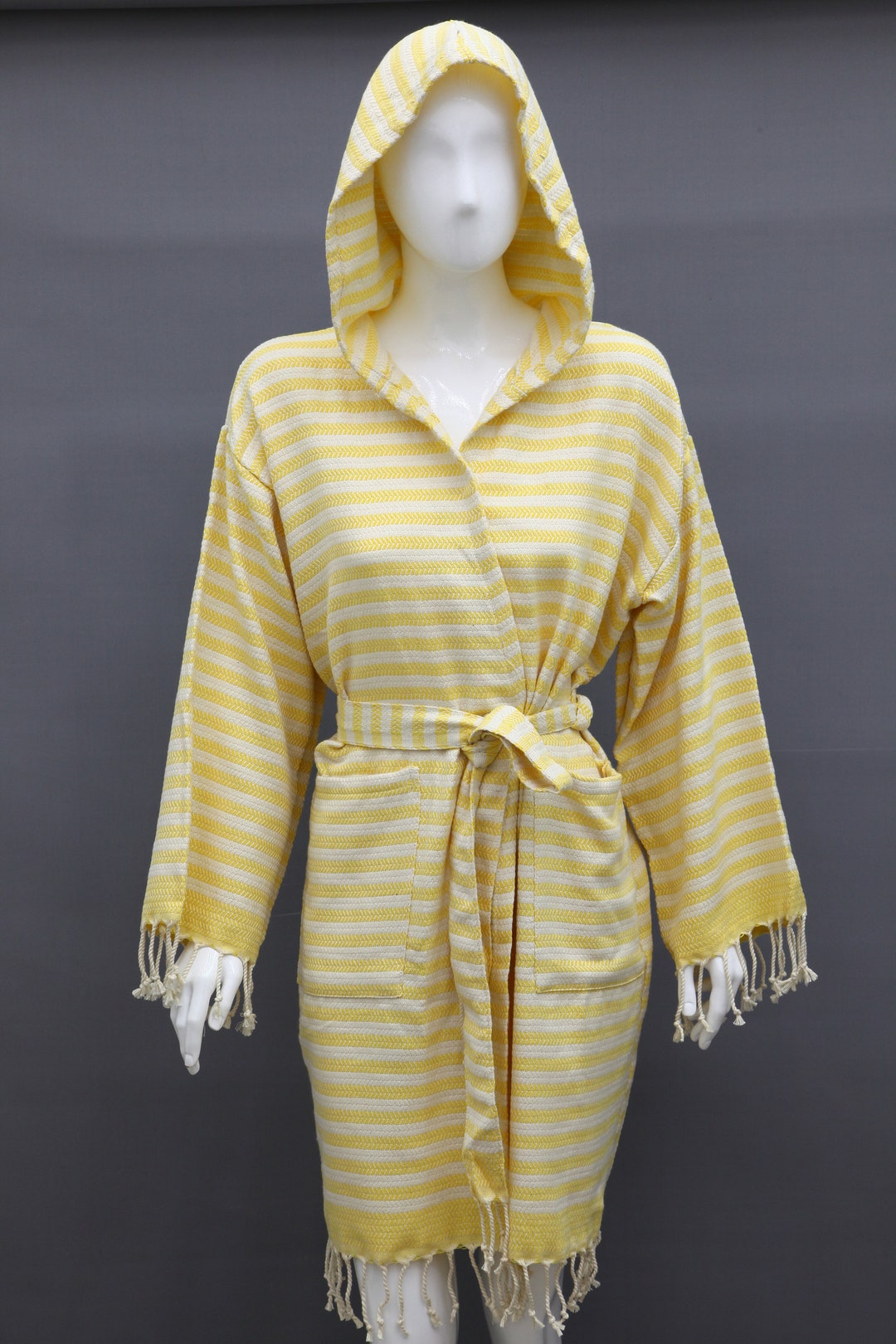 Bridesmaid Robes-personalized Wedding Gift-yellow Peshtemal Robe ...