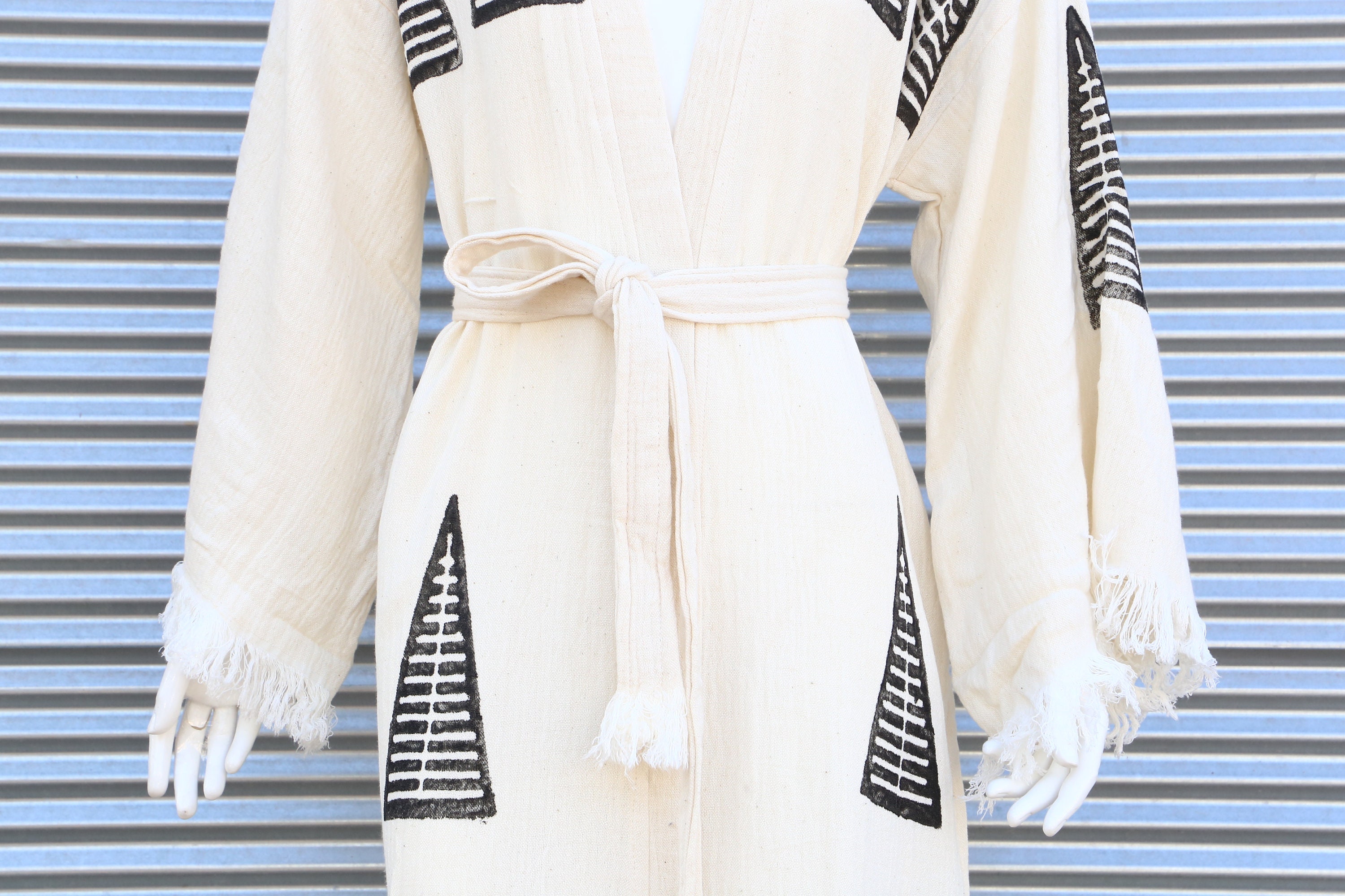 Ancient Egypt Design Kimono, Pyramid Designh Bathrobe, Turkish Towel ...