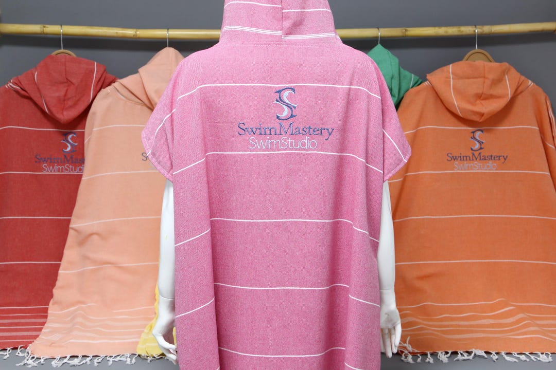 Personalized Hooded Poncho for Girls Trip, Beach Cover Up, Bridal ...