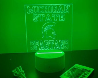 Msu Light up Sign - Etsy