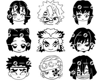 Mitsuri Kanroji Svg | Etsy