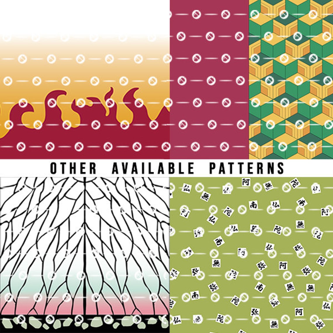 Seamless Pattern Svg Anime Svg Manga Svg Comic Svg | Etsy