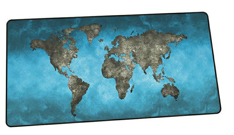 World Map Mouse Pad Desk Decor Desk Mat Different Sizes | Etsy